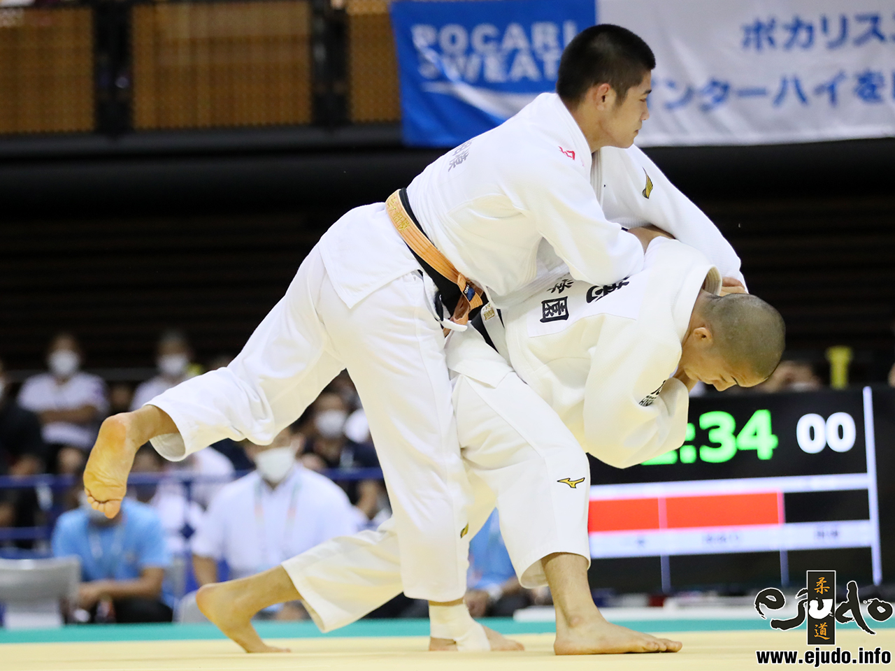 【レポート】決勝の王者対決は顕徳海利に軍配、春夏連続優勝なる／第71回インターハイ柔道競技男子個人試合66kg級 | eJudo