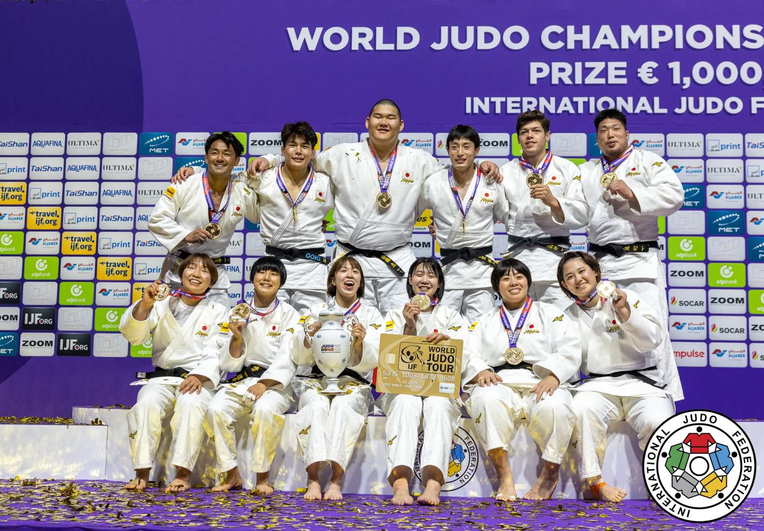 【ニュース】日本が6連覇、決勝はフランスを代表戦で下す／ドーハ世界柔道選手権2023・男女混合団体戦 | eJudo