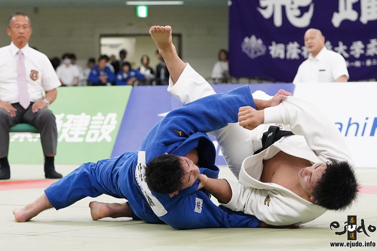 【レポート】朝廣隆翔、「しぶとさ」押し出して頂点極める／全日本学生柔道体重別選手権大会 男子100kg級 | eJudo