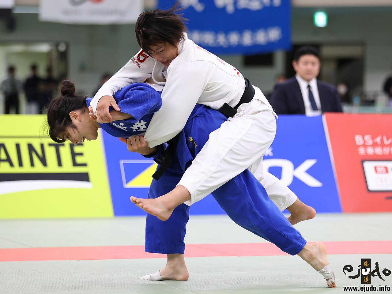 【レポート】込山未菜が圧勝V、決勝は得意の袖釣込腰で豪快「一本」／2023年度全日本学生体重別選手権大会 女子57㎏級 | eJudo