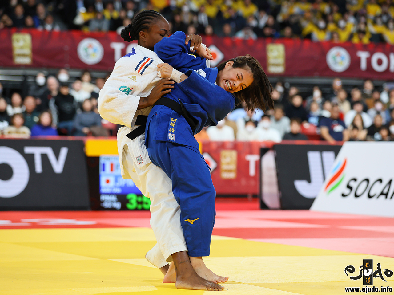 【レポート】進化止まらぬ阿部詩、格の違い見せつける全試合「一本」／グランドスラム東京2023・女子52kg級 | eJudo