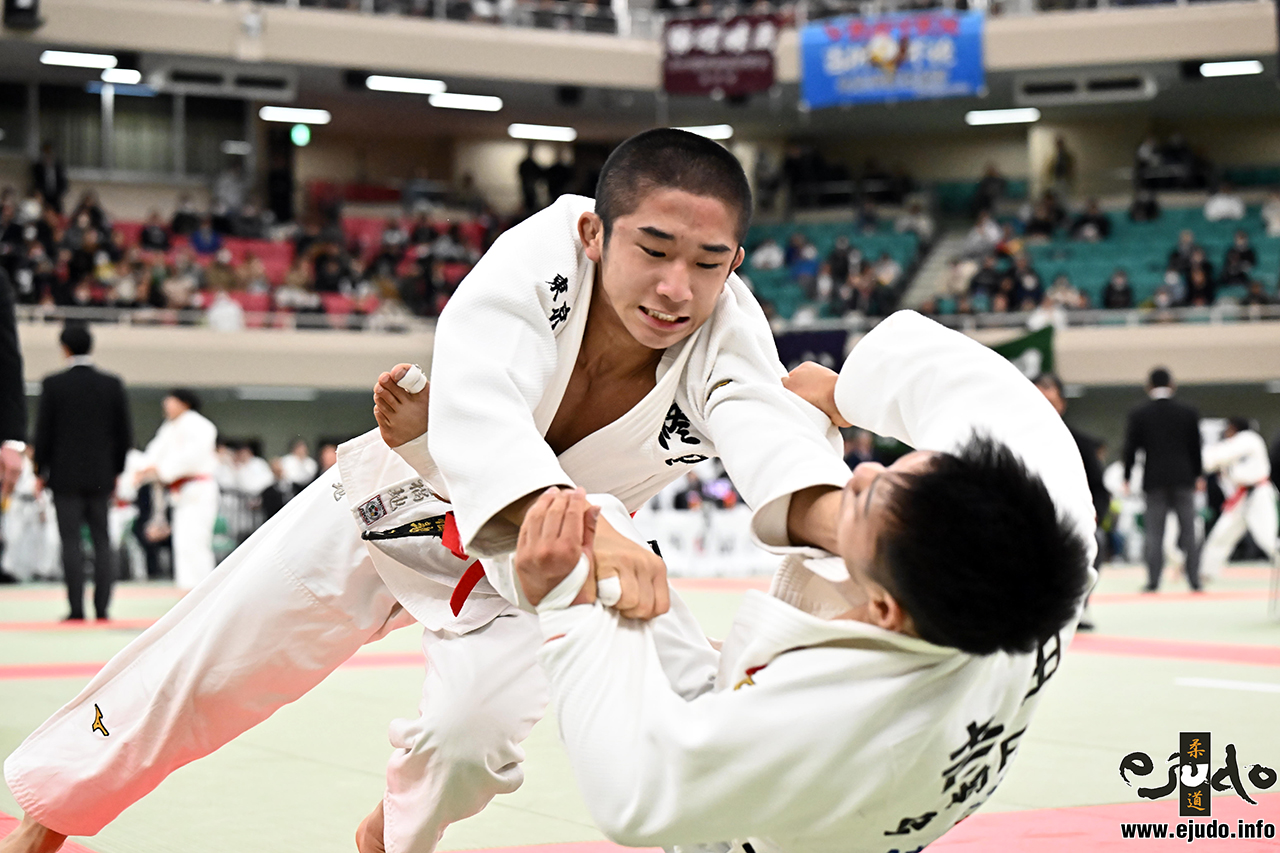 【レポート】さらに強くなった福地駿多朗、隙を見せずにインターハイに続くV／第46回全国高等学校柔道選手権大会・男子66㎏級 | eJudo