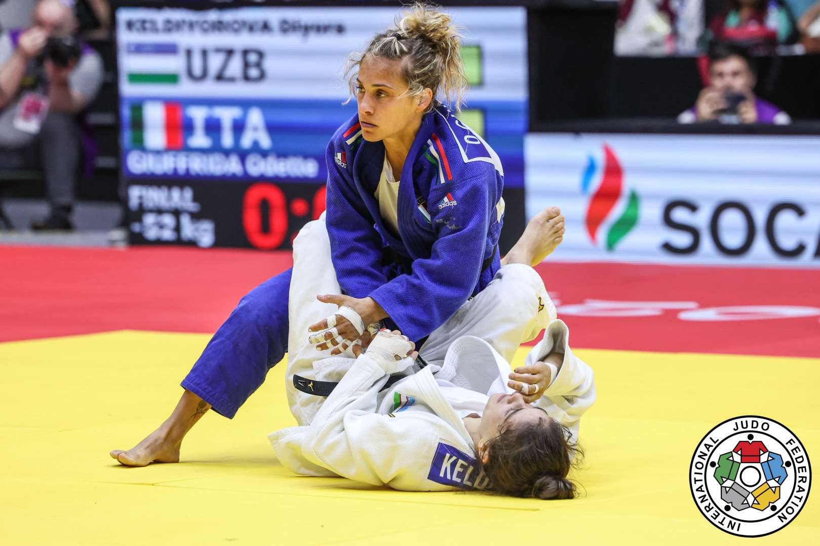 【速報レポート】29歳ジュッフリダ、悲願の世界一に表彰台で涙／アブダビ世界柔道選手権2024 女子52kg級 | eJudo