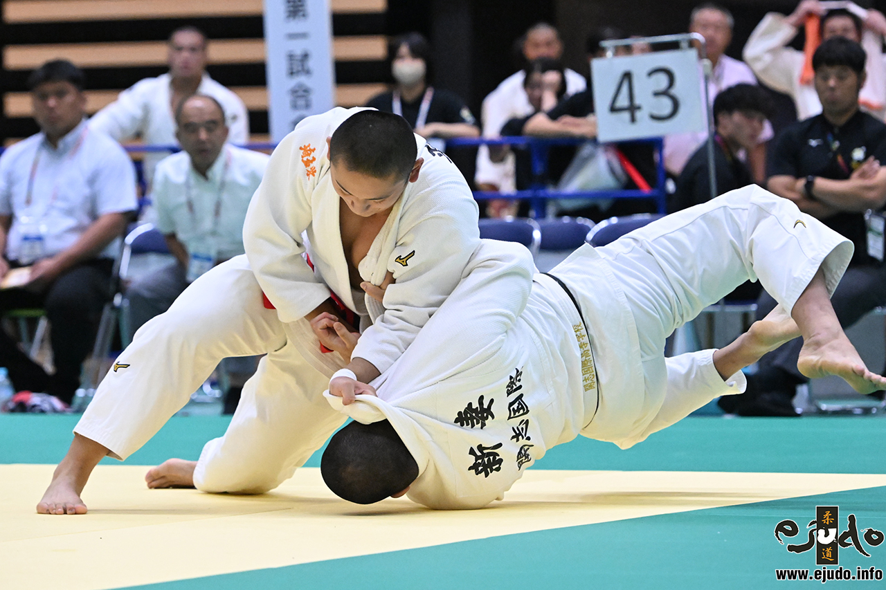 【レポート】平野匠啓、冷静な試合運びで2連覇。「当たり前に勝たないと新井先輩は追い越せない」／第73回インターハイ柔道競技男子個人100kg級 | eJudo