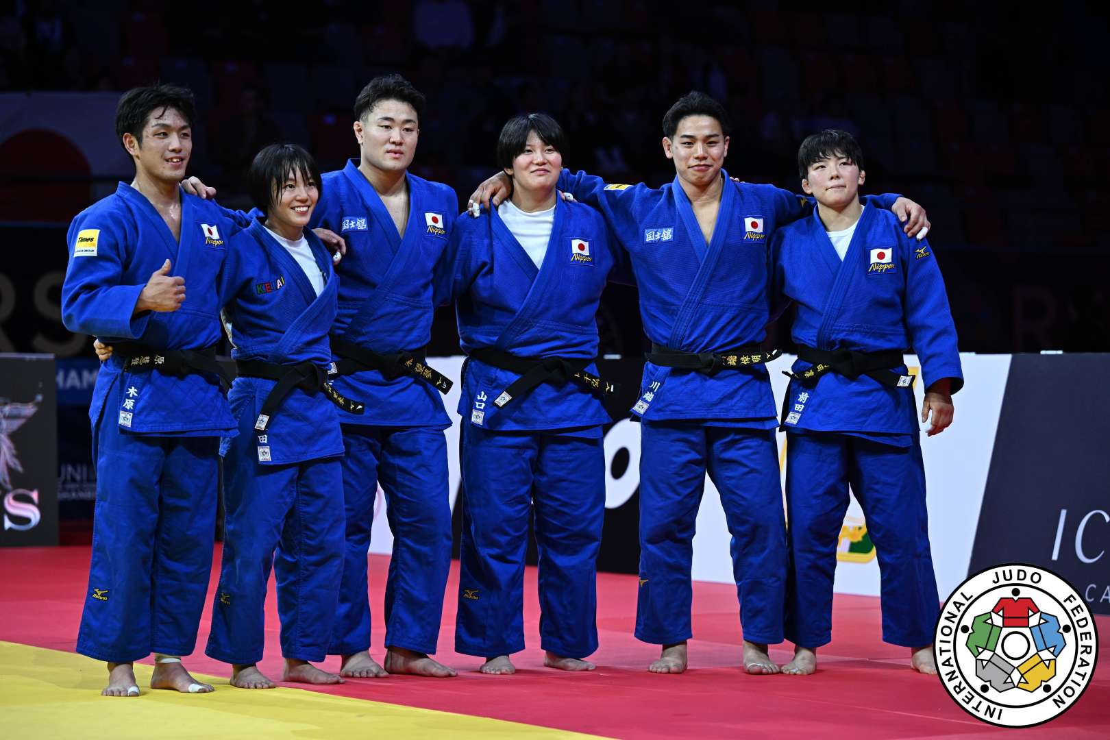 【ニュース】日本がフランス破って3連覇、通算6度目の優勝果たす／世界ジュニア柔道選手権2024 男女混合団体戦 | eJudo