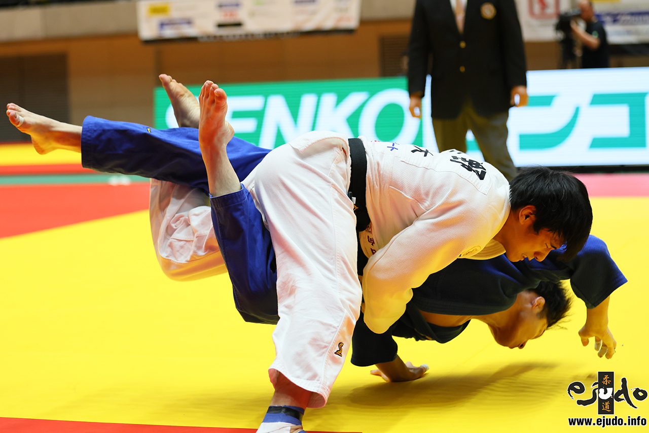 【レポート】最軽量級のホープが階級変えて復活、小野日向が初優勝飾る／2024年度講道館杯全日本柔道体重別選手権大会 男子66kg級 | eJudo