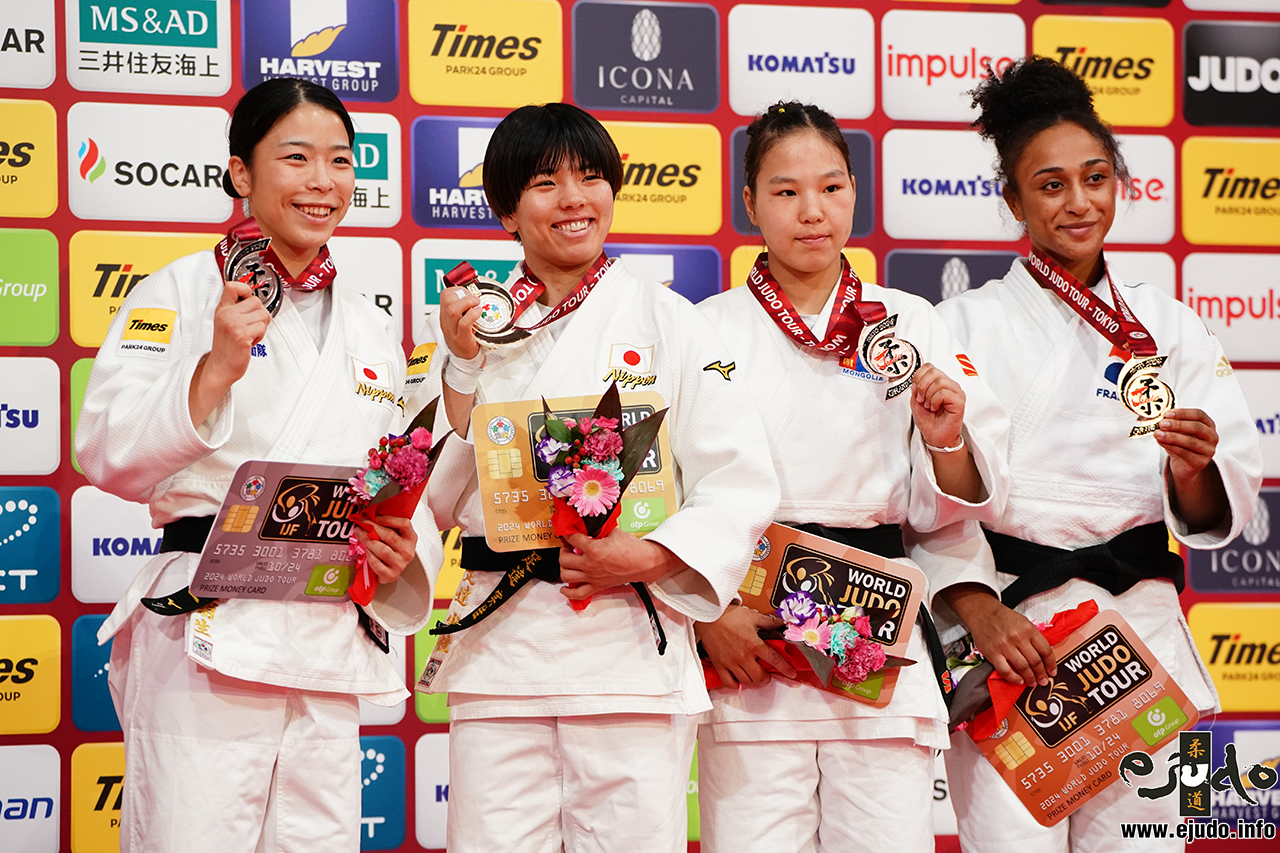 【レポート】足達実佳が講道館杯のリベンジ果たして優勝、玉置桃はまさかの2敗で5位に終わる／グランドスラム東京2024 女子57kg級 | eJudo