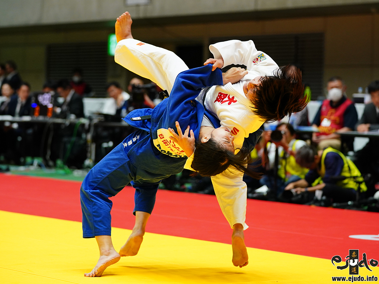 【レポート】24歳・渕田萌生が混戦制して初優勝／2024年度講道館杯全日本柔道体重別選手権大会 女子57kg級 | eJudo