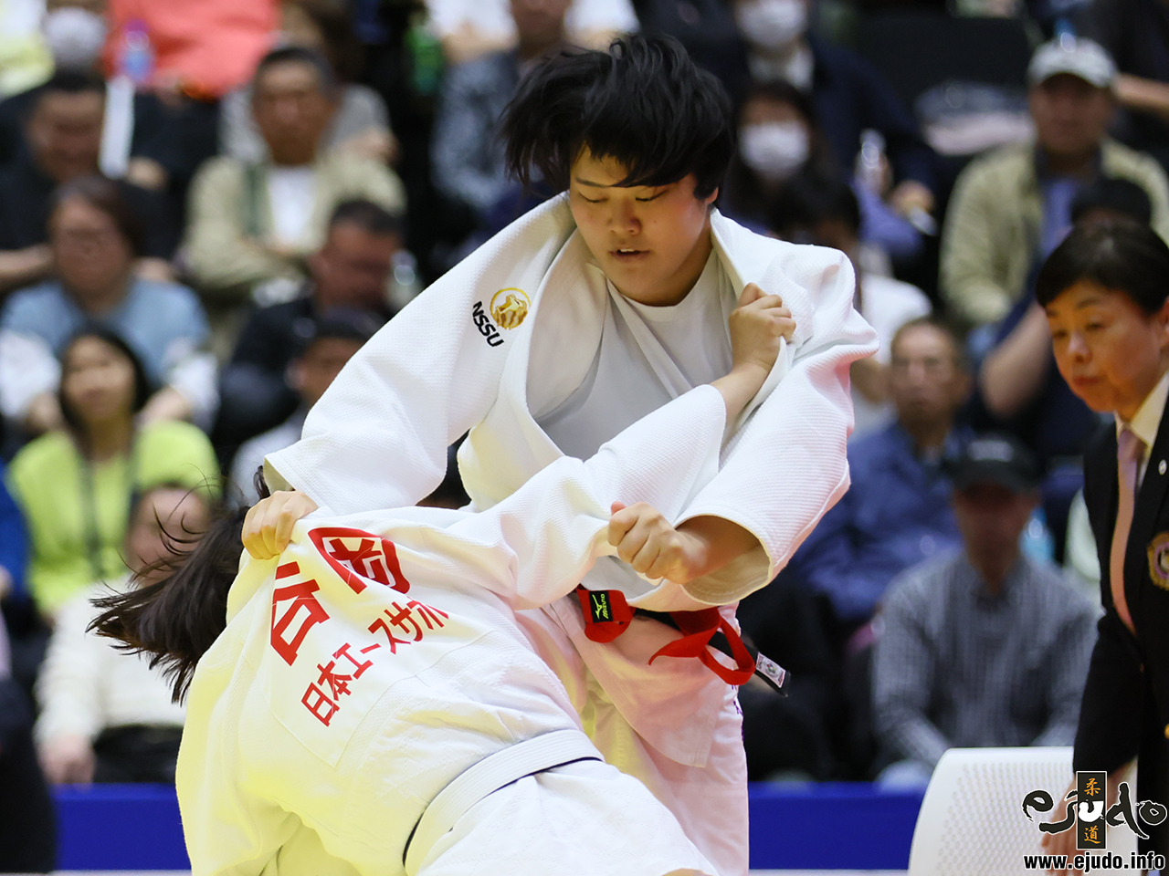 【ニュース】「優勝しなければいけなかった」世界選手権78kg超級代表新井万央、3回戦で敗退／第40回皇后盃全日本女子柔道選手権大会 | eJudo