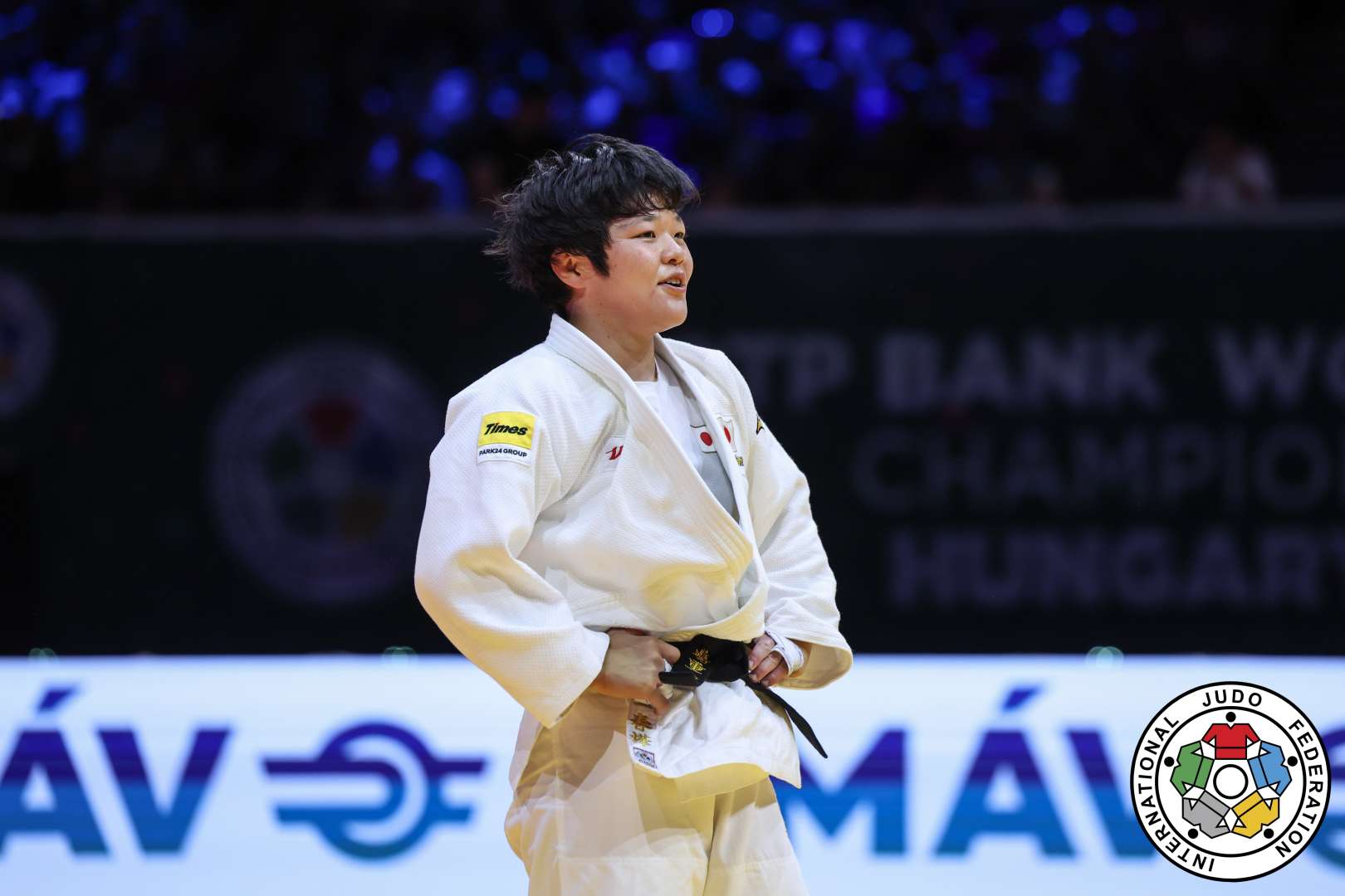 【レポート】嘉重春樺が初出場V、ワンチャンスことごとく寝技で取り切る／ブダペスト世界柔道選手権2025 女子63kg級 | eJudo
