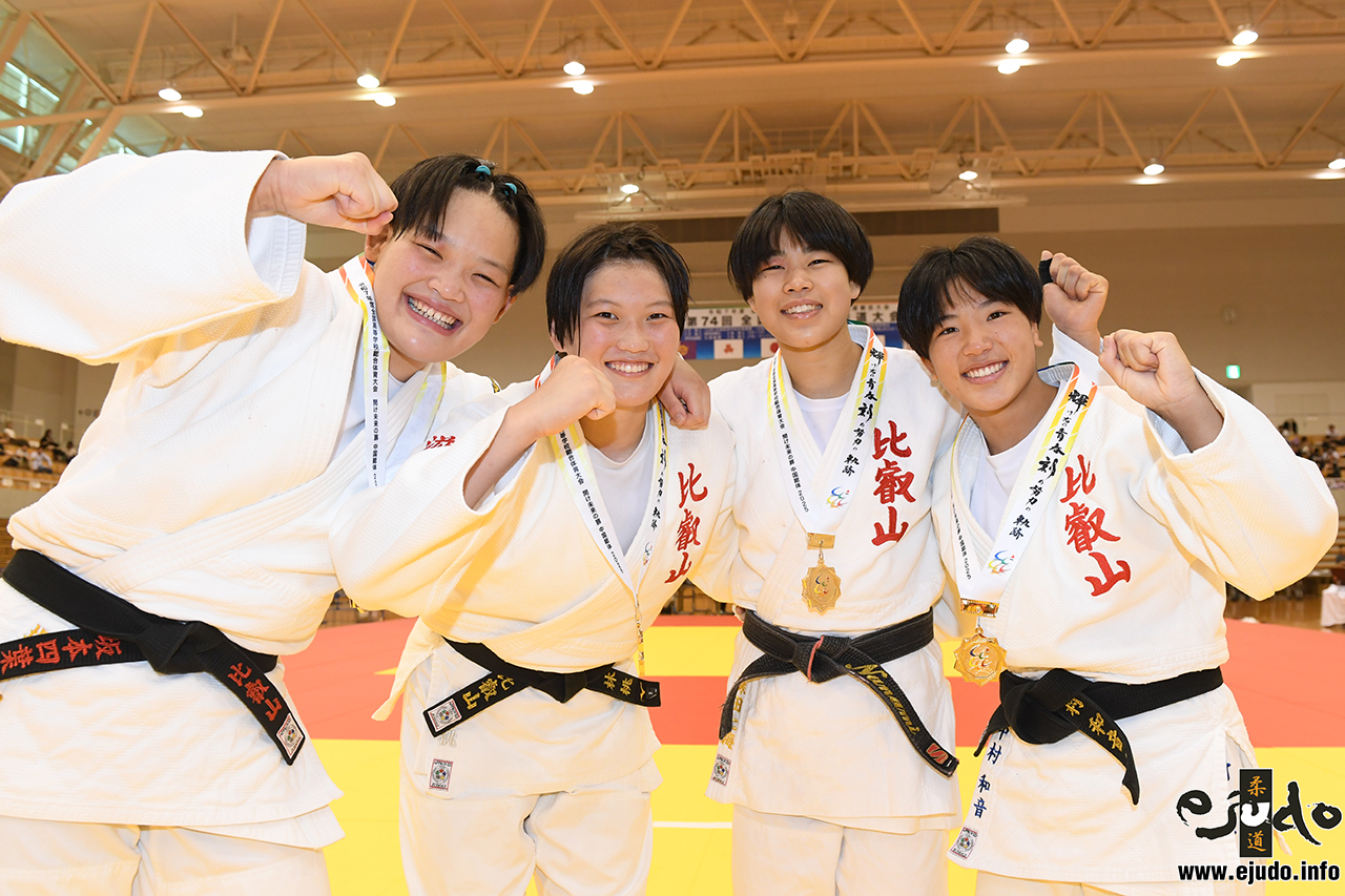 【速報】比叡山が初優勝／第74回インターハイ柔道競技 女子団体試合 | eJudo