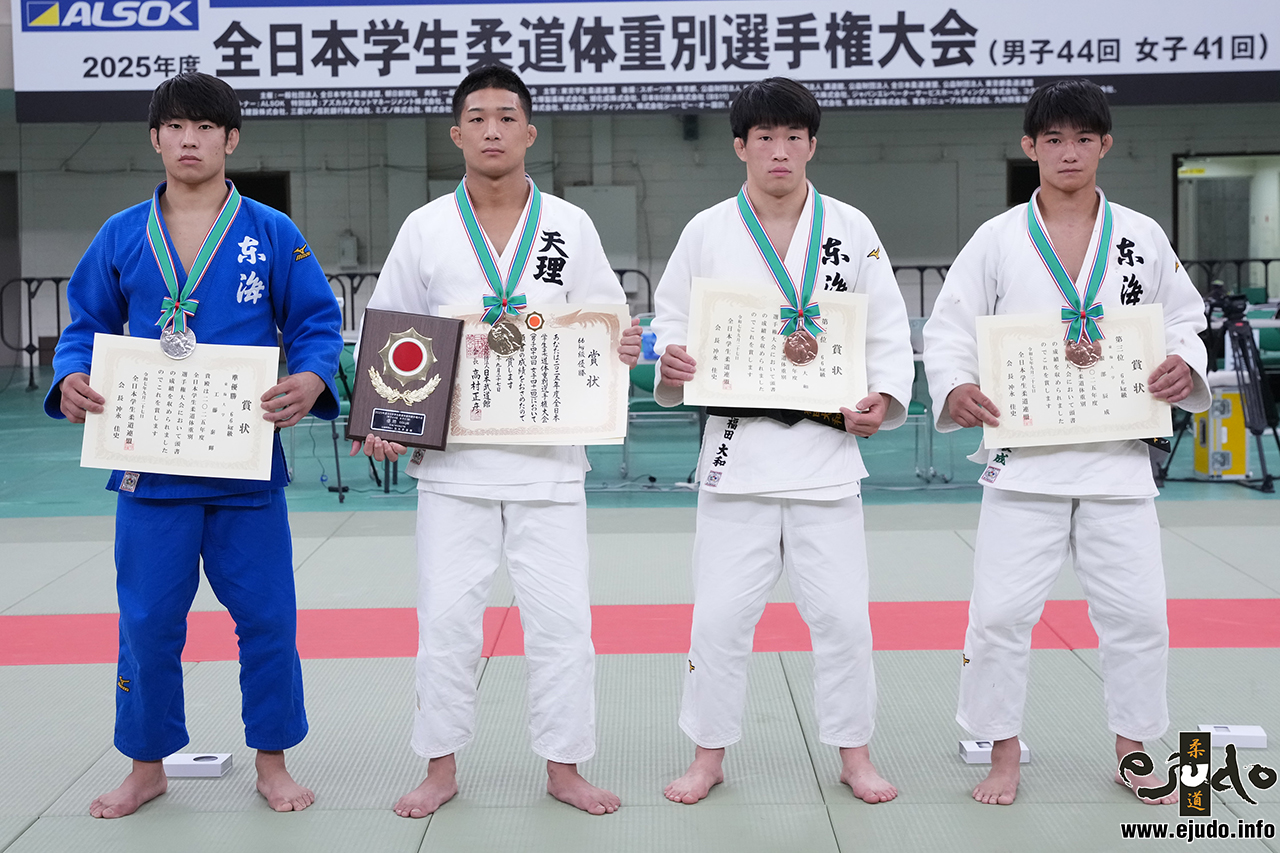 男子全試合結果／2025年度全日本学生柔道体重別選手権大会 | eJudo